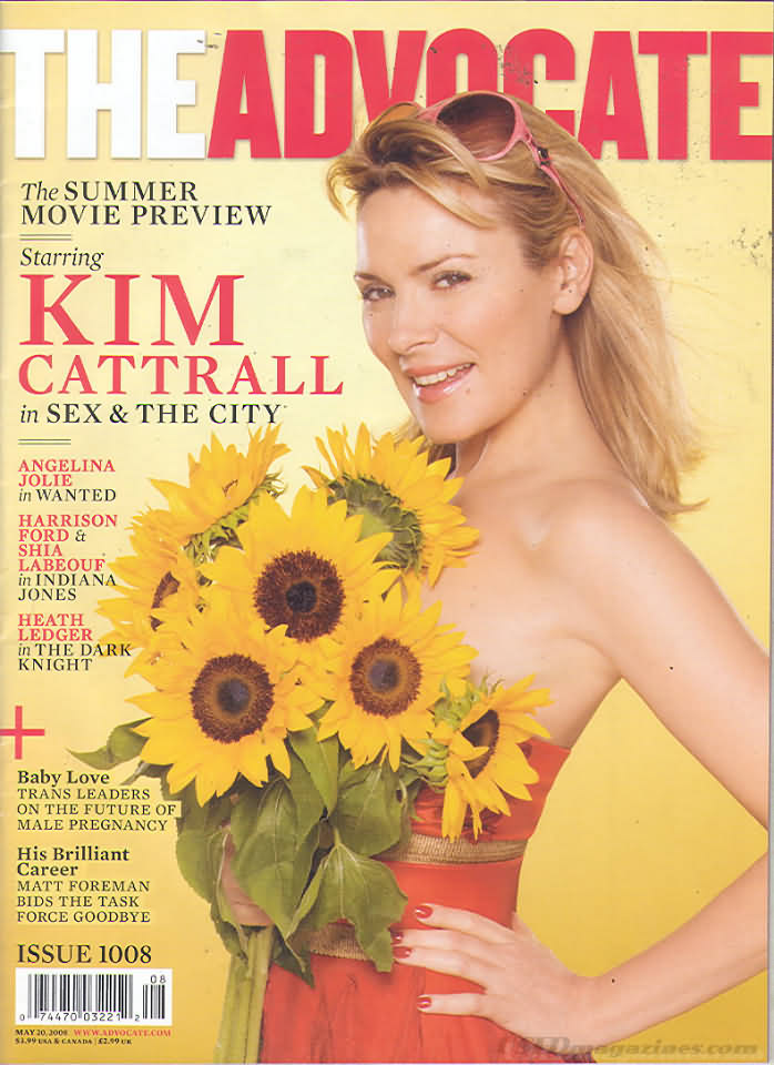 The Advocate May 20 2008 Starring Kim Cattrall In Sex And The C