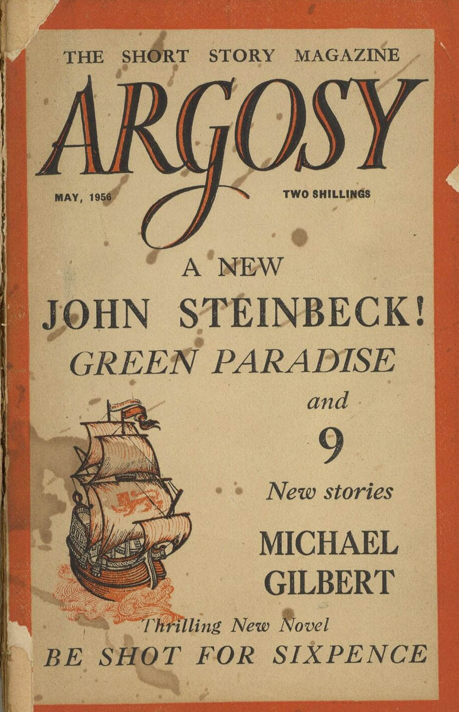 Argosy May 1956, , The Short Story Magazine Magazine, Argosy May Argosy May 1956, , The Short Story Magazine Magazine, Argosy May