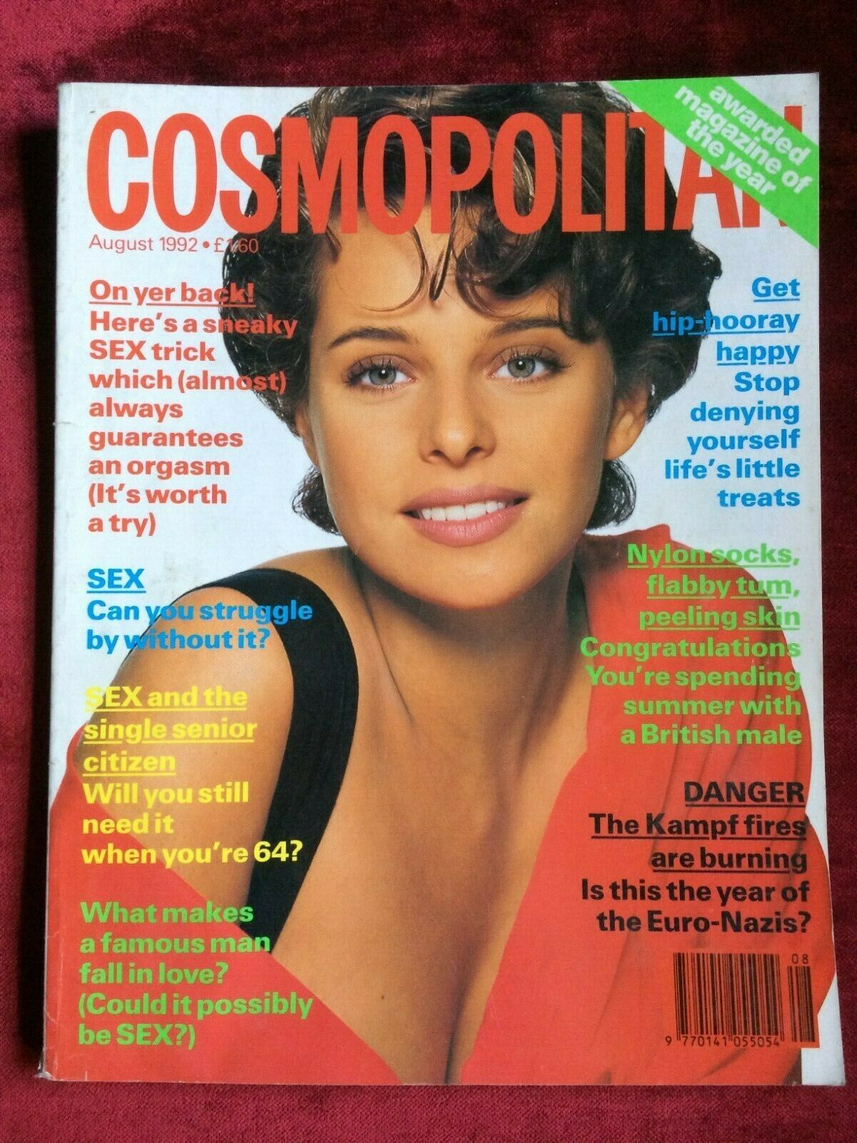 Cosmopolitan Uk August 1992 On Yer Back Heres A Sneaky Sex T