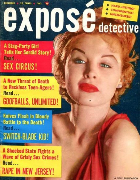 Exposé Detective December 1957, , A Stag-Party Girl Tells Her So Exposé Detective December 1957, , A Stag-Party Girl Tells Her So