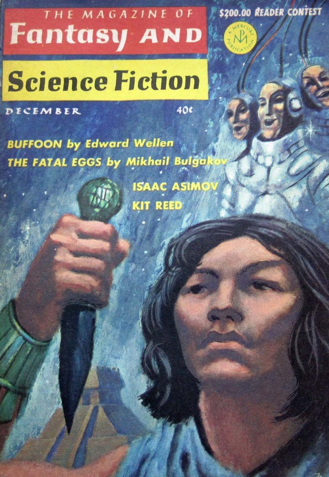 Fantasy Science Fiction December 1964 Magazine Back Issue Sci fantasy-science-fiction-december-1964-magazine-back-issue-sci