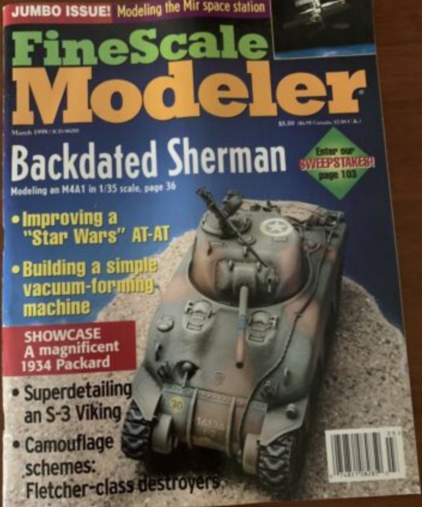 Finescale Modeler March 1998 Improving A Star Wars At At M 