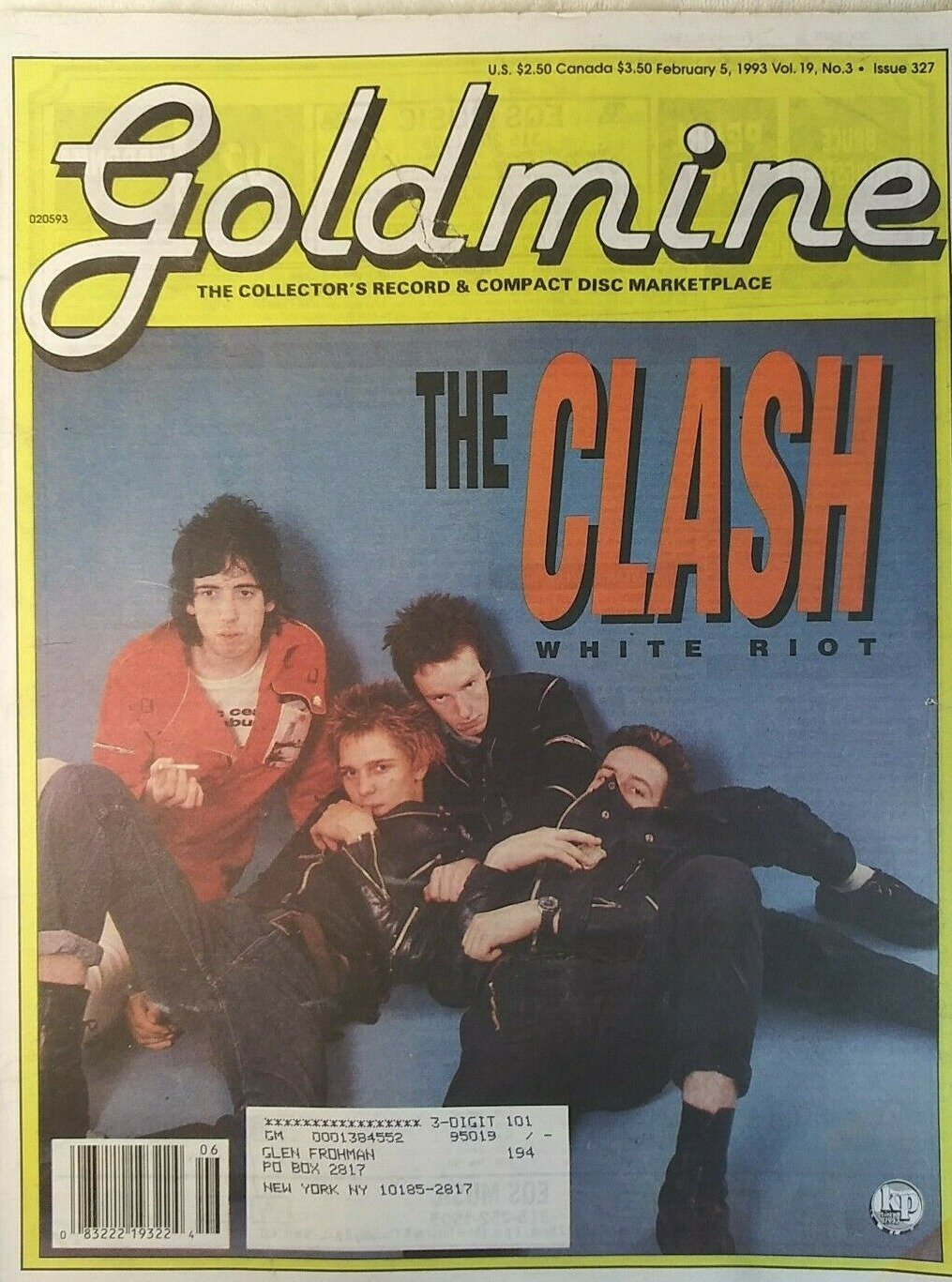 Goldmine 327 February 1993 The Collectors Record And Compact