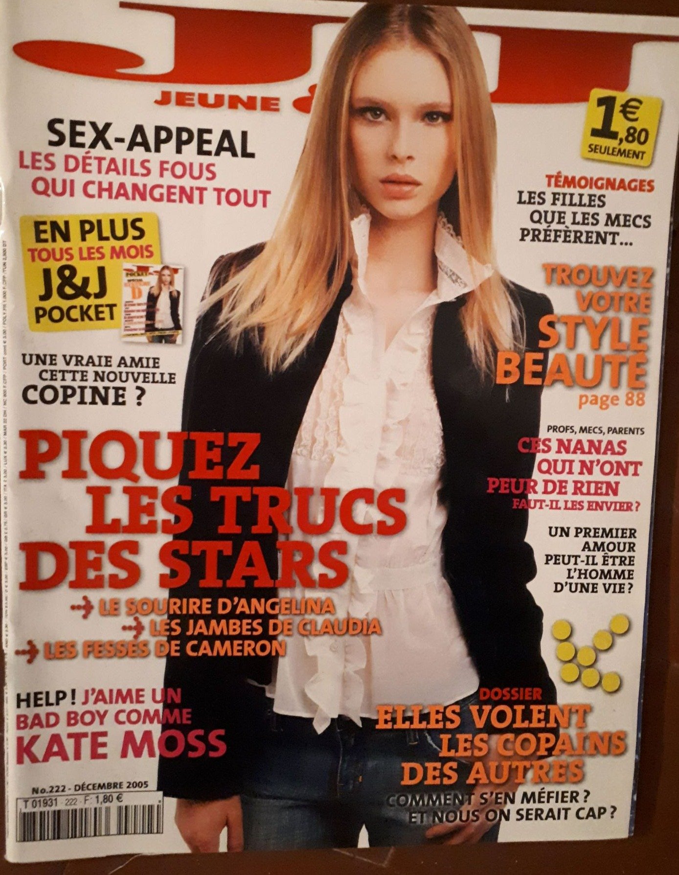 Jeune Et Jolie 222 December 2005 Sex Appeal Les Details Fo