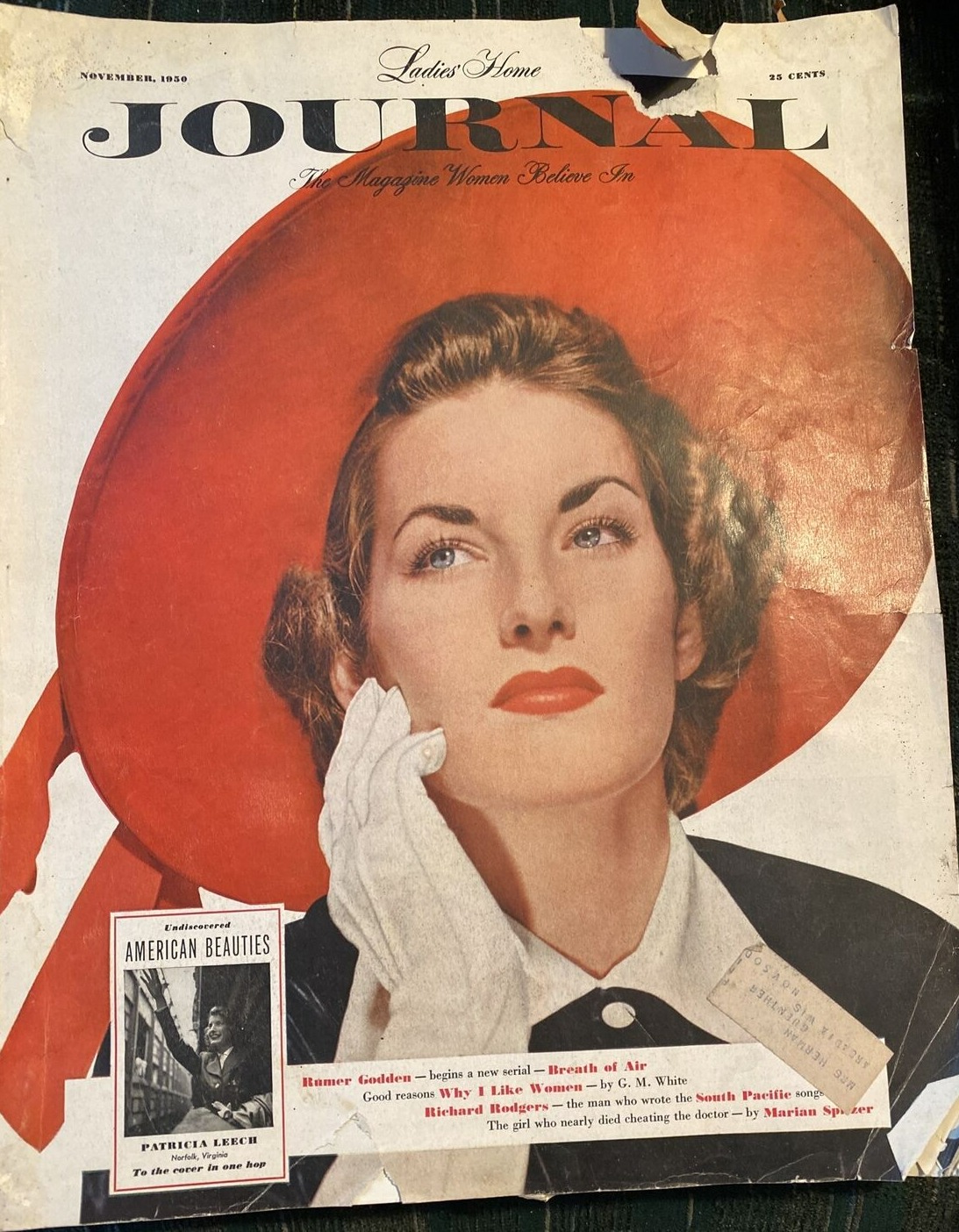 Ladies Home Journal November 1950 Magazine, Journal Nov 1950 Ladies Home Journal November 1950 Magazine, Journal Nov 1950