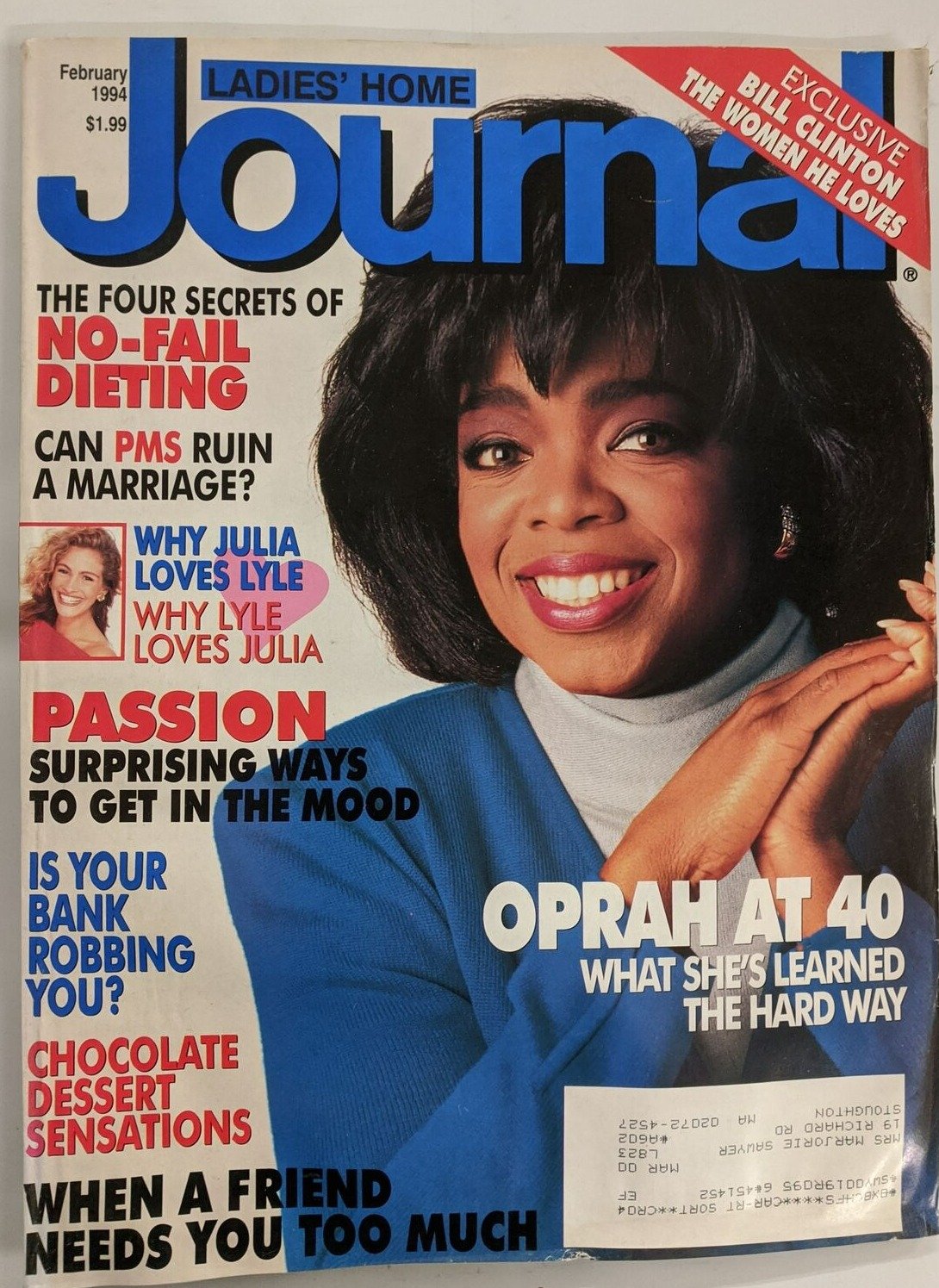 Ladies Home Journal February 1994, , Magazine, Journal Feb 1994 Ladies Home Journal February 1994, , Magazine, Journal Feb 1994
