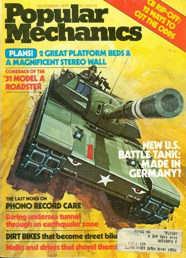 Popular Mechanics November 1976 Magazine Back Issue Mechanics No popular-mechanics-november-1976-magazine-back-issue-mechanics-no