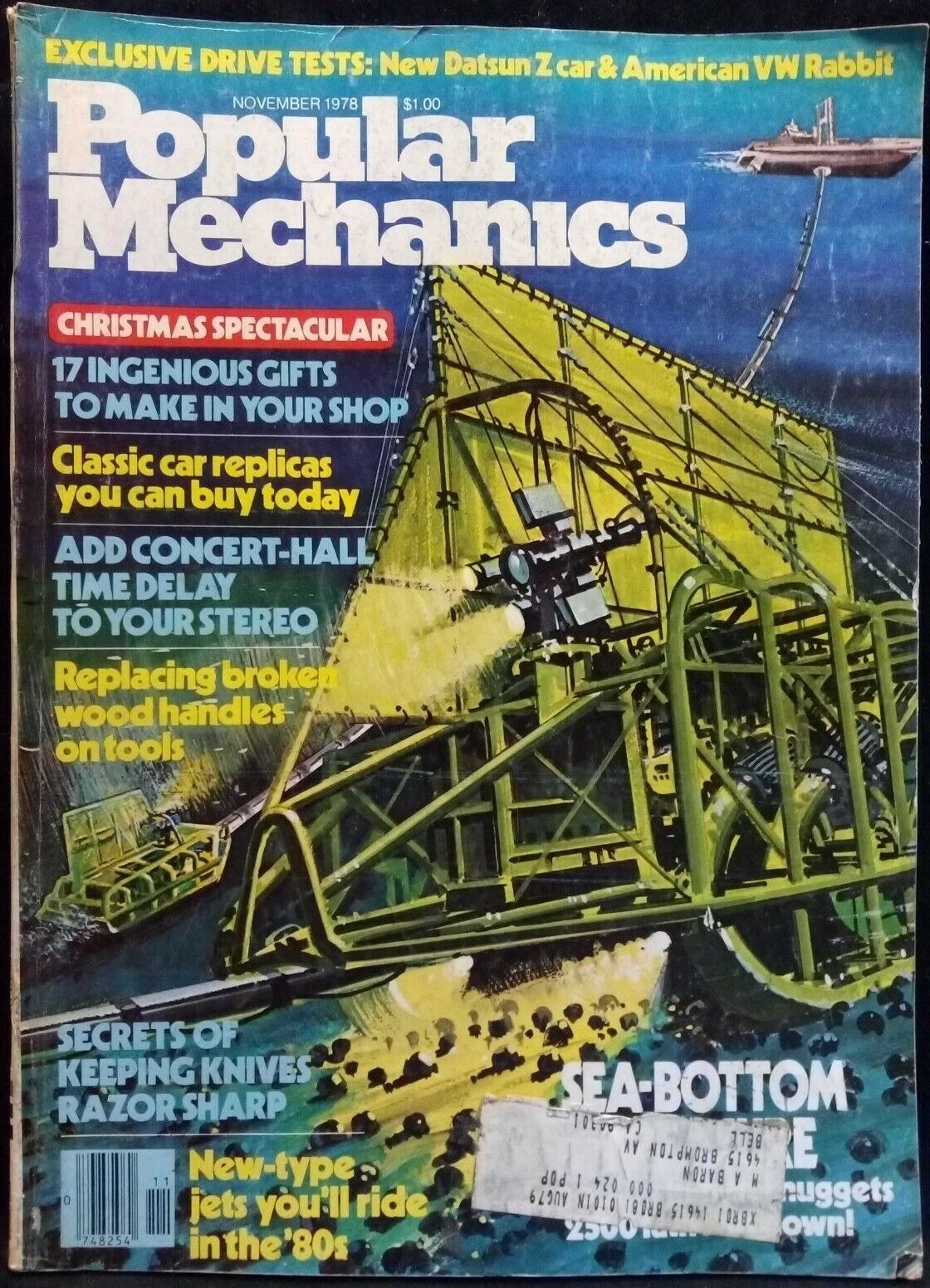 Popular Mechanics November 1978 Magazine, Mechanics Nov 1978 Popular Mechanics November 1978 Magazine, Mechanics Nov 1978