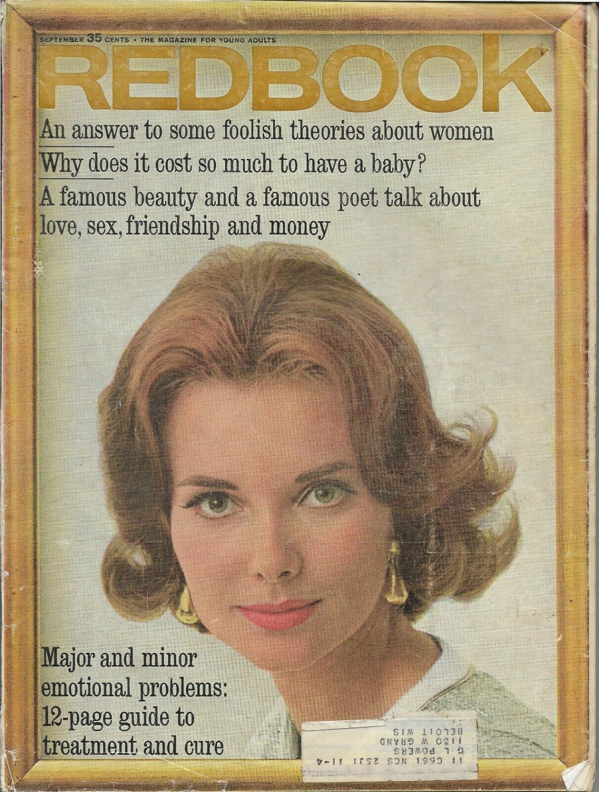 Redbook September 1963 Magazine Redbook Sep 1963 redbook-september-1963-magazine-redbook-sep-1963